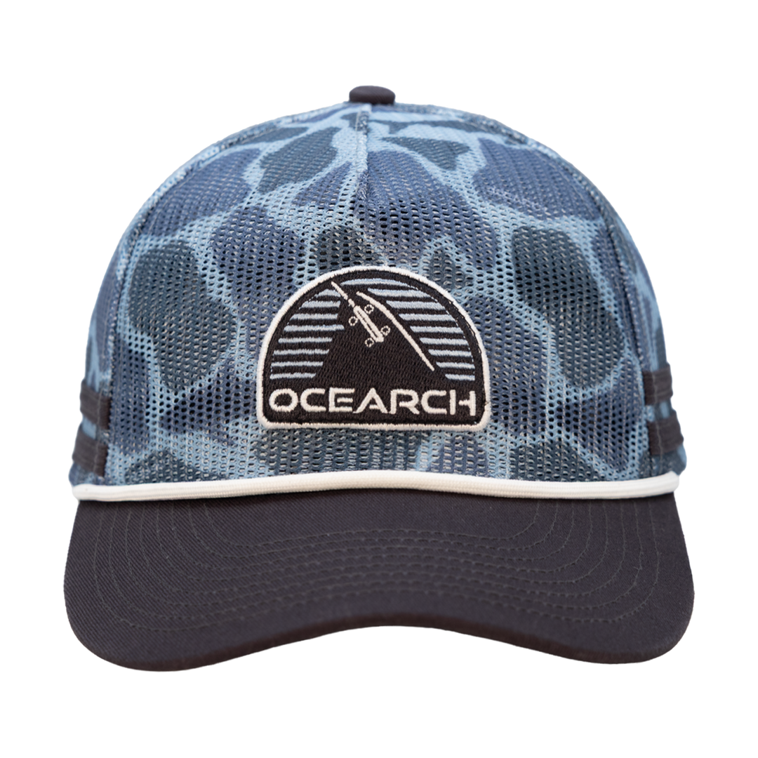 OCEARCH TRACKER MESH WATER CAMO SNAPBACK – Ocearch