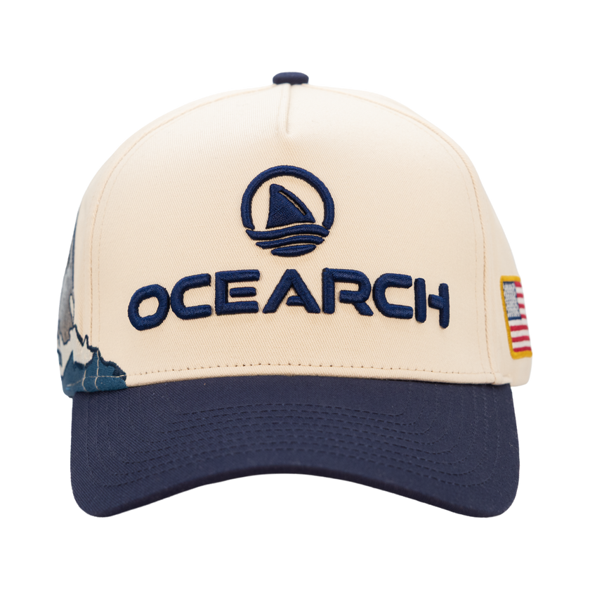 STRUCTURED 5-PANEL HAT - TWO-TONE SHARK FIN EDITION – Ocearch